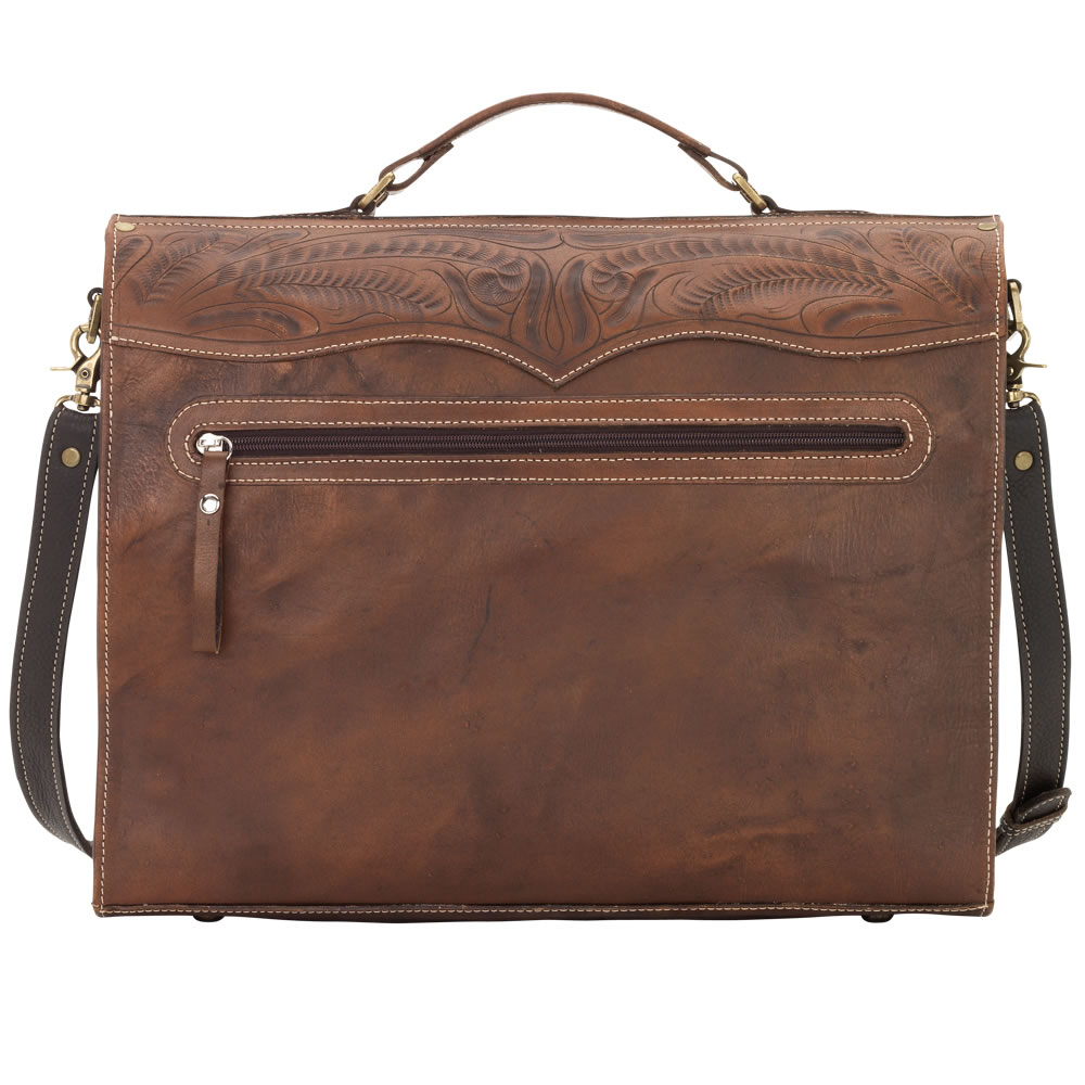 Pungo Ridge - American West Retro Romance Laptop Briefcase - Tan, Retro ...
